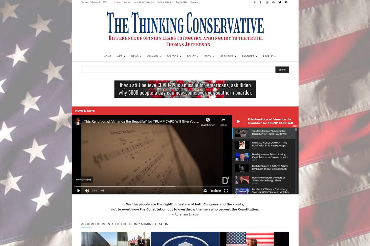 Conservative News & Opinion - MAE, Inc. Websites